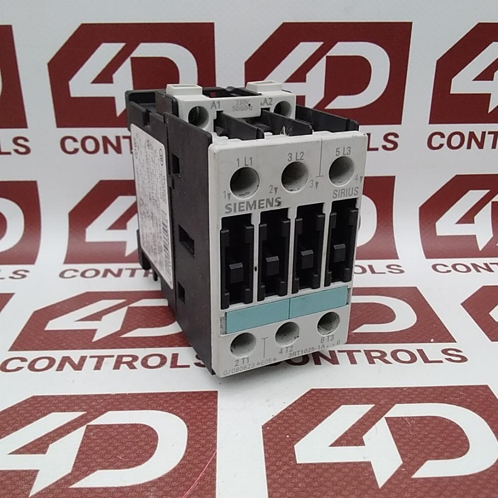 3RT1025-1A | Siemens | Contactor, 3 Pole, 17A, DIN Rail