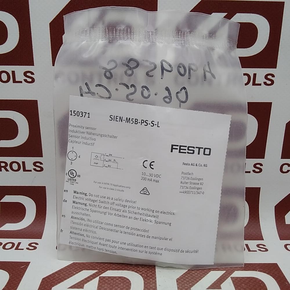 SIEN-M5B-PS-S-L | Festo | Proximity Sensor, Inductive, M5