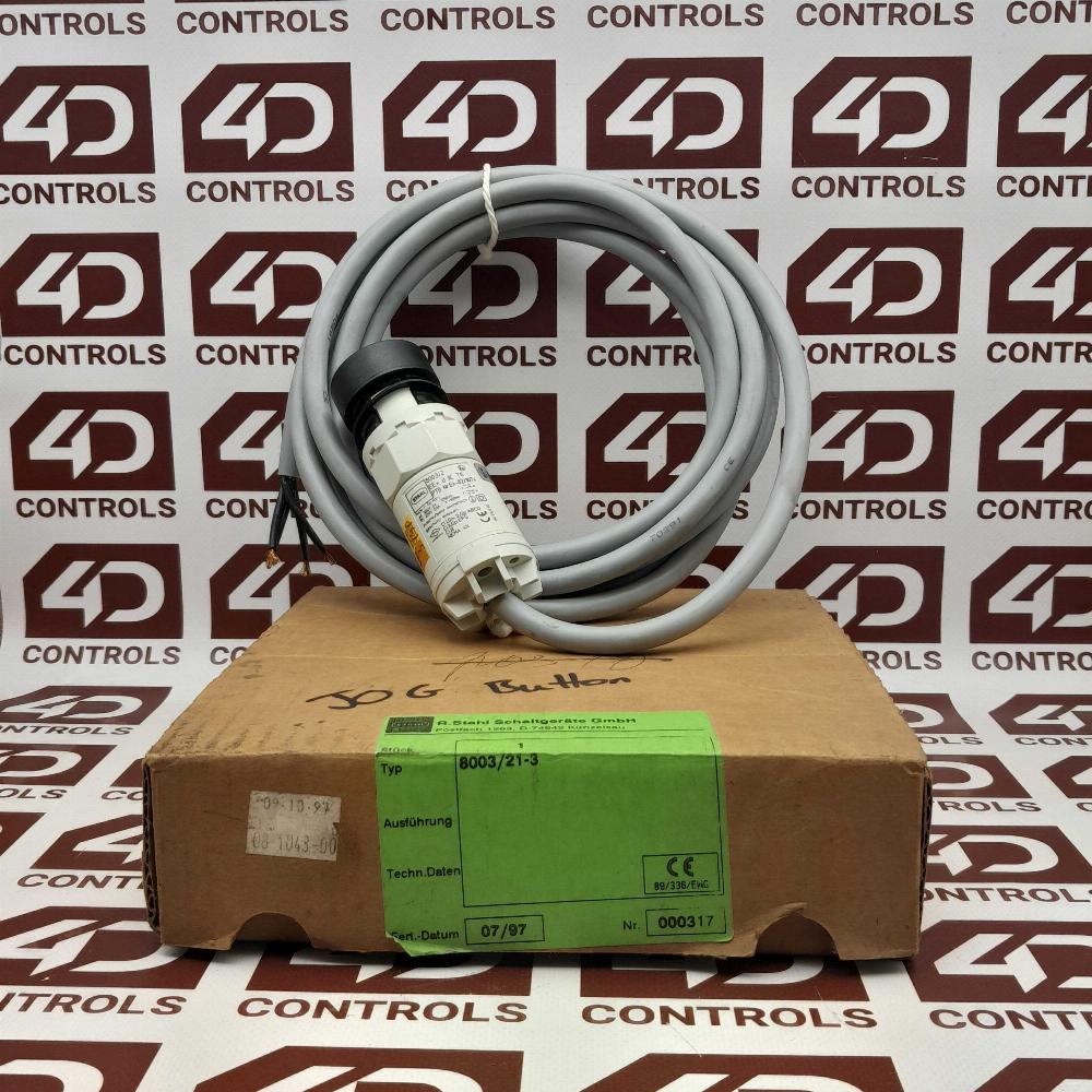 8003/21-3 | Stahl | Steel Switchgear, Built-In Button