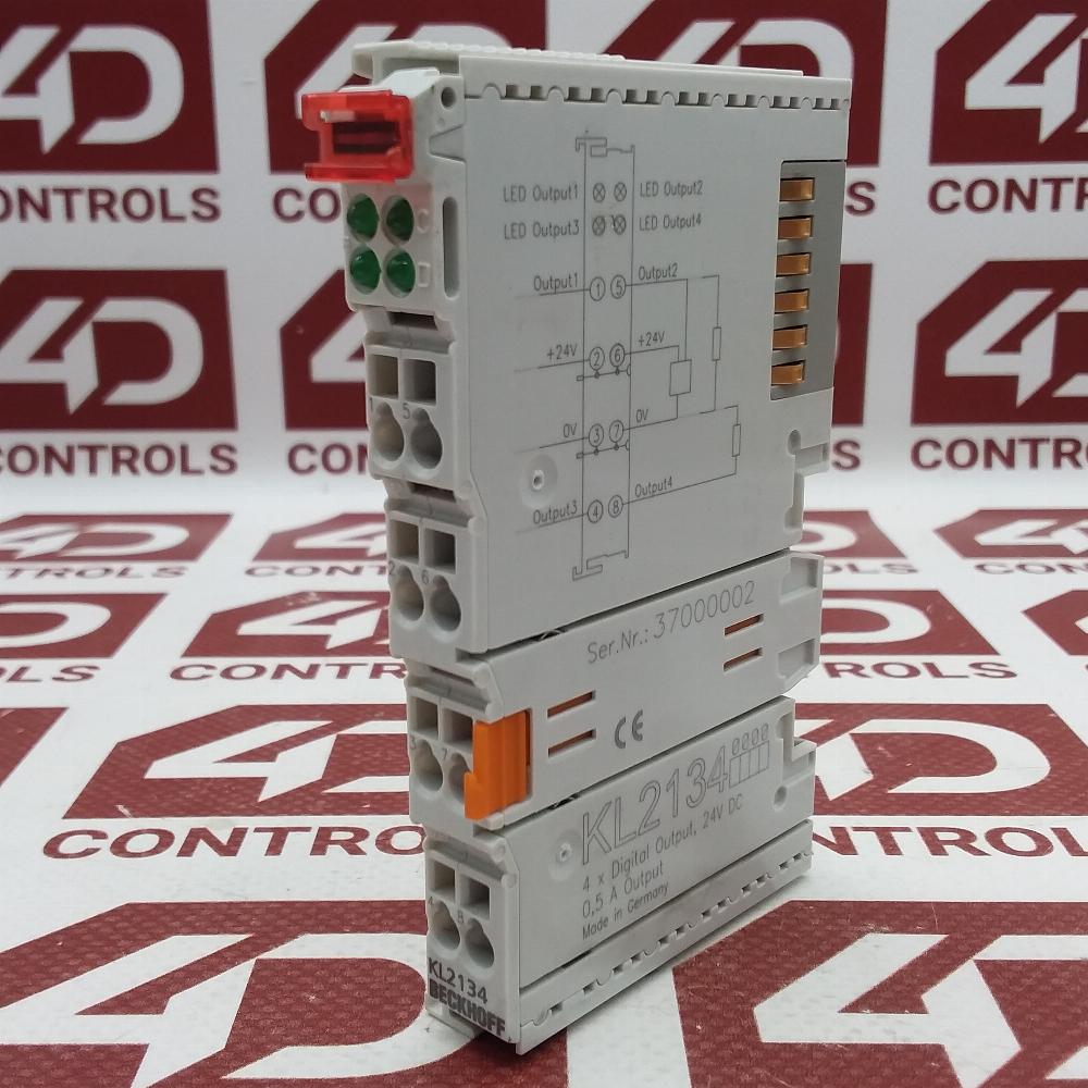 KL2134 | Beckhoff | Digital Output Terminal, 4 Channel, 0.5A