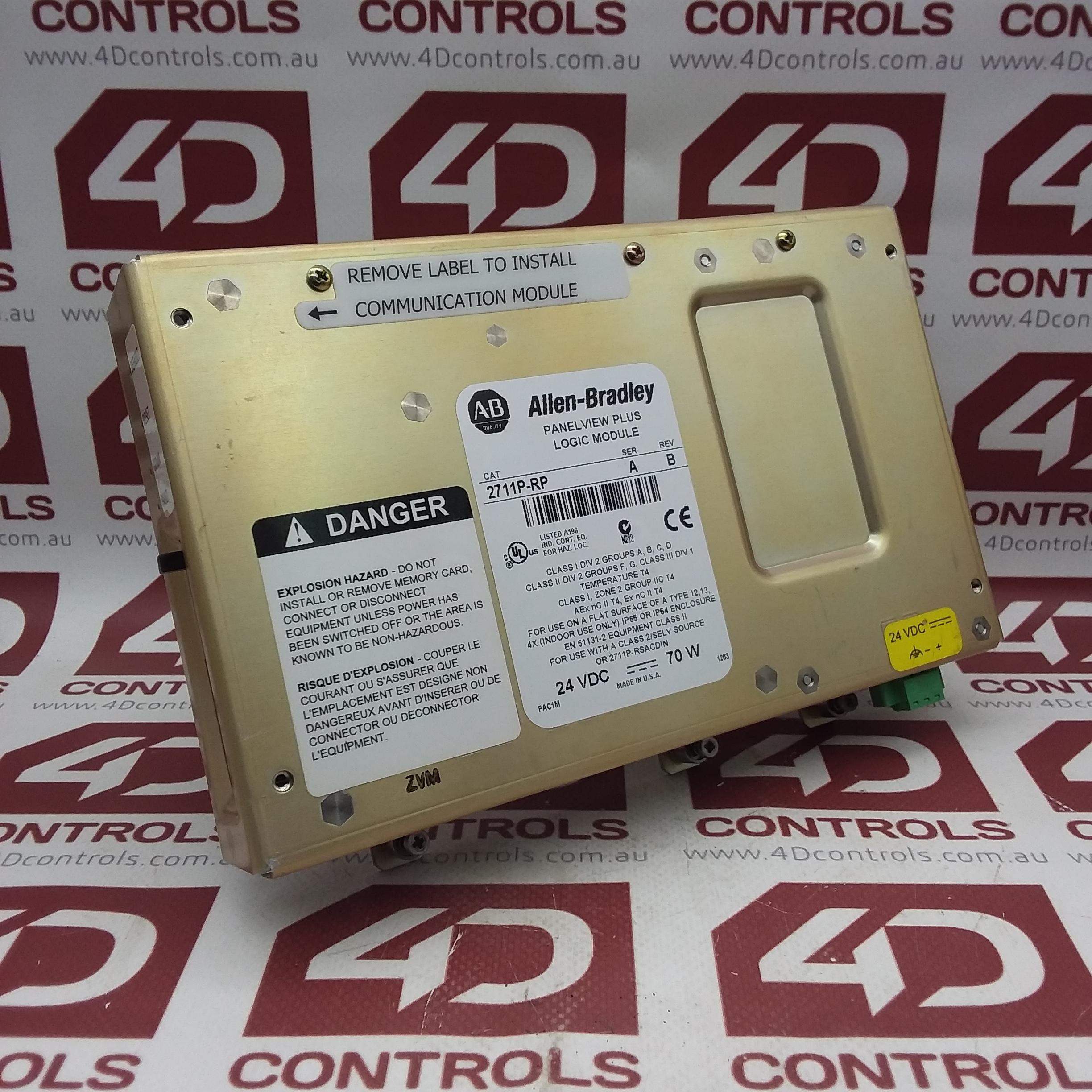 2711P-RP | Allen Bradley | PanelView Plus, Logic Module, 70W