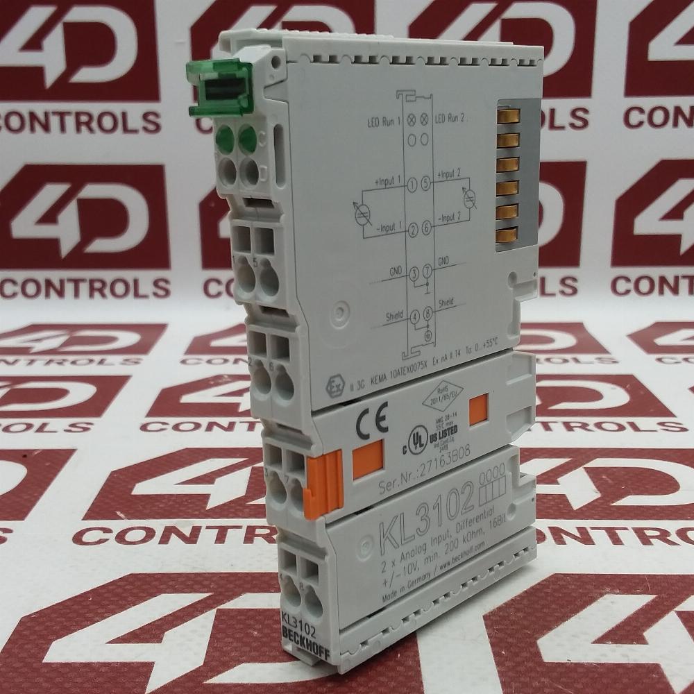 KL3102 | Beckhoff | Bus Terminal, Analog Input, 2 Channel