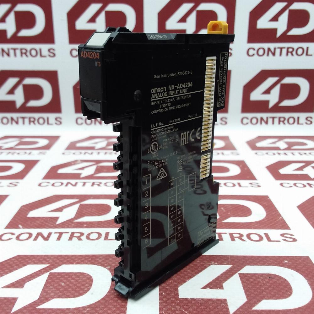 NX-AD4204 | Omron | I/O Module, 8 Point, 4-20mA, 1/8K, 250us