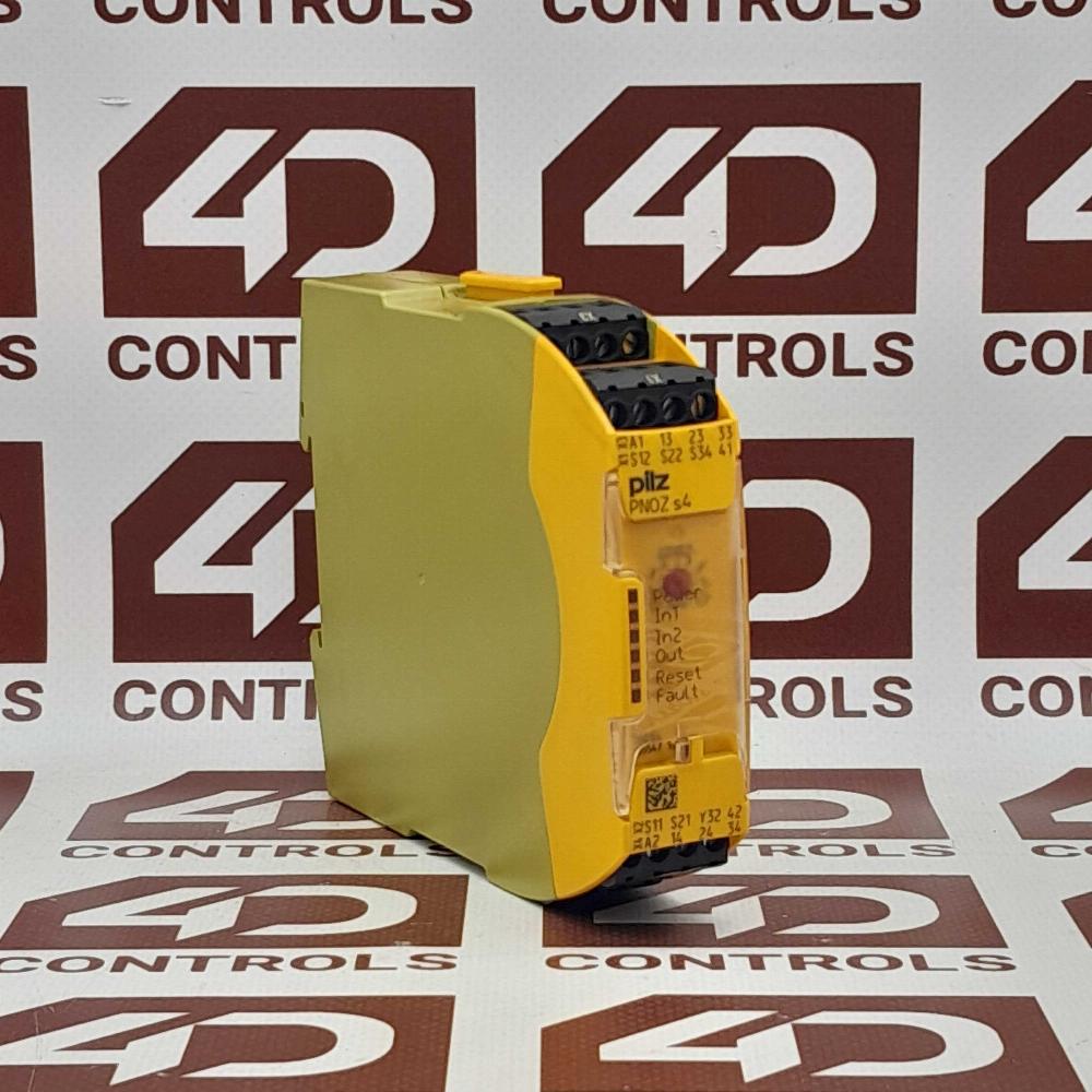 750104 | pliz | (PNOZ-S4-24VDC-3N/O-1N/C), Safety Relay