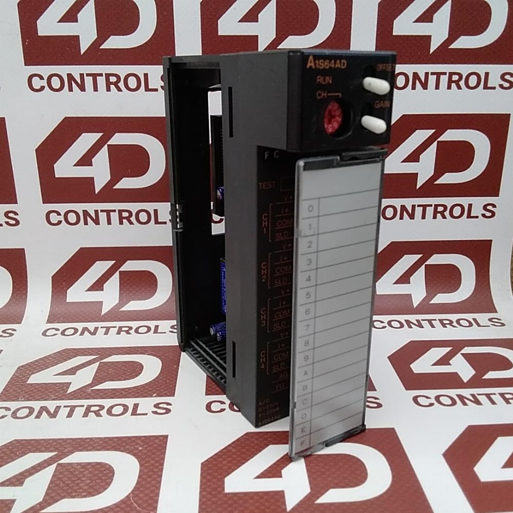 A1S64AD | Mitsubishi | Analog Input Module, 4-20mA, 10VAC