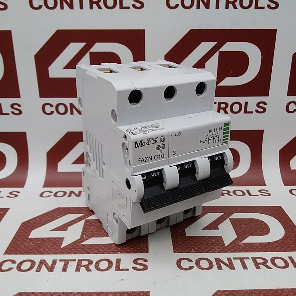 FAZN-C10-3 | Moeller | Circuit Breaker, 10 A, 3 Pole