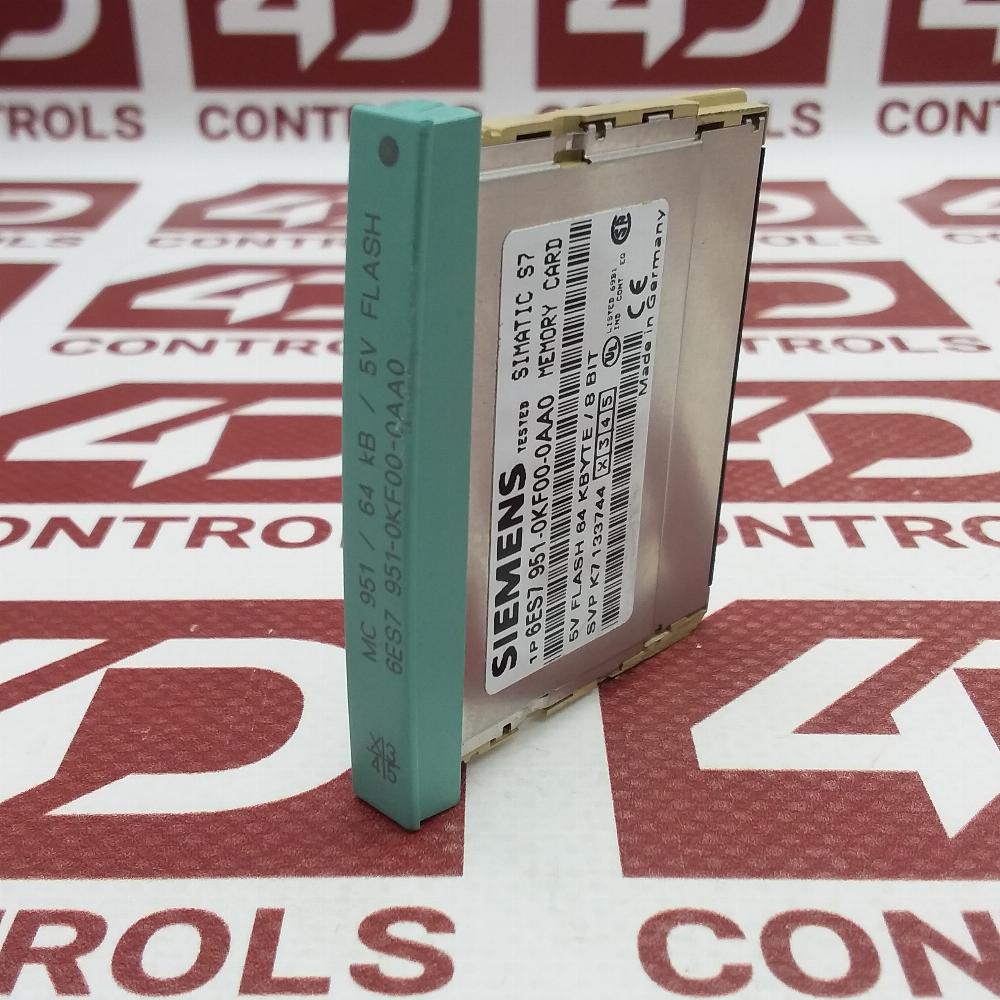 6ES7951-0KF00-0AA0 | Siemens | Simatic S7, Memory Card, 64KB