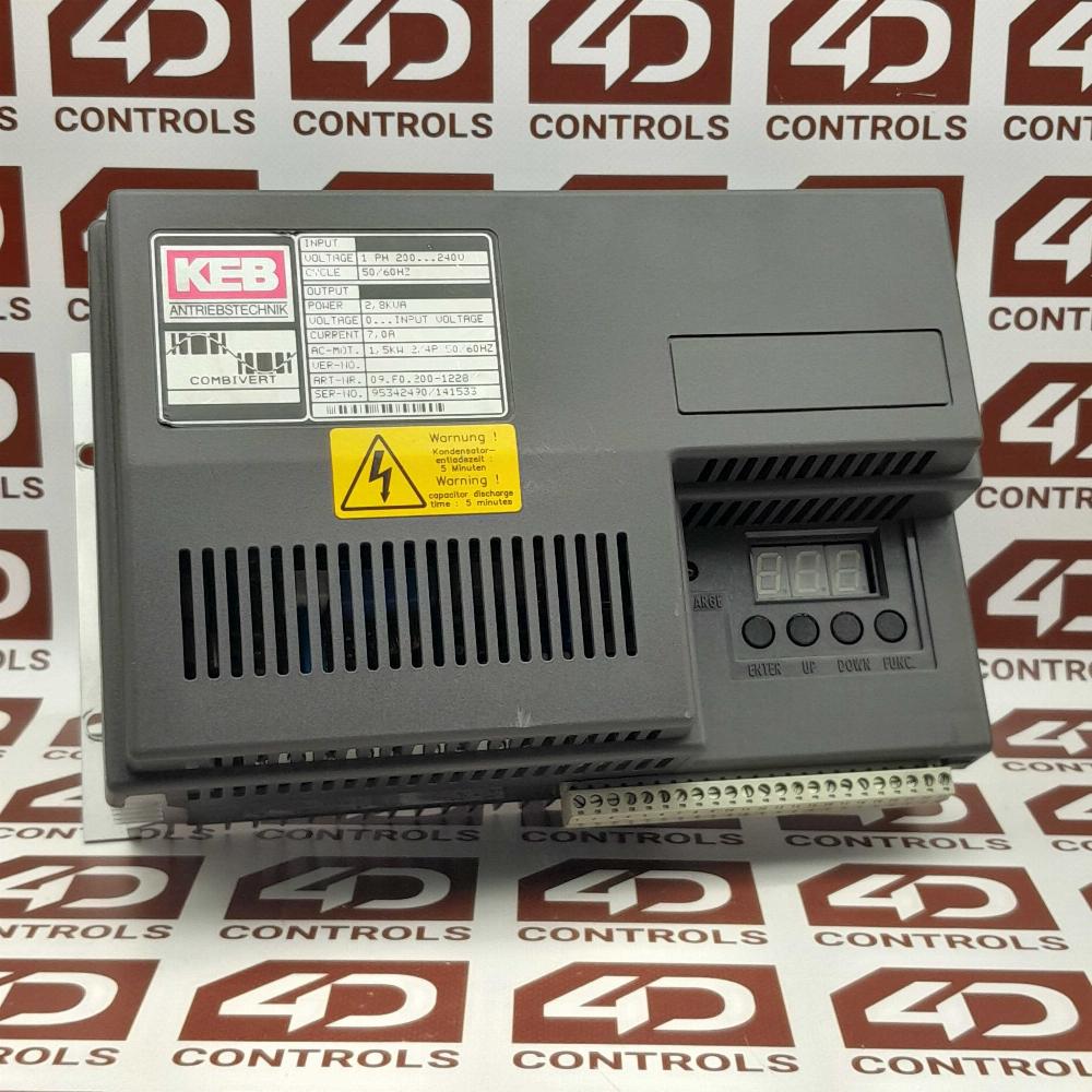09.F0.200-1228 | KEB | AC Drive 1.5kW 1 Phase 200-240VAC