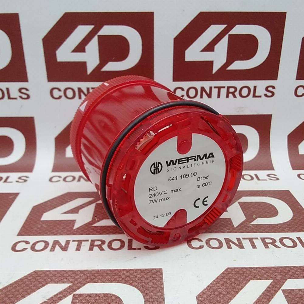 641 109 00 | Werma | Kombisign 71, 12-230VAC/DC, Red
