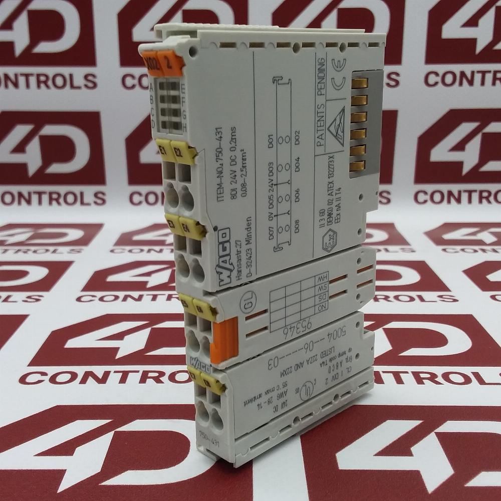 750-431 | WAGO | Digital Input Module, 24VDC, 10A, 8-Bits