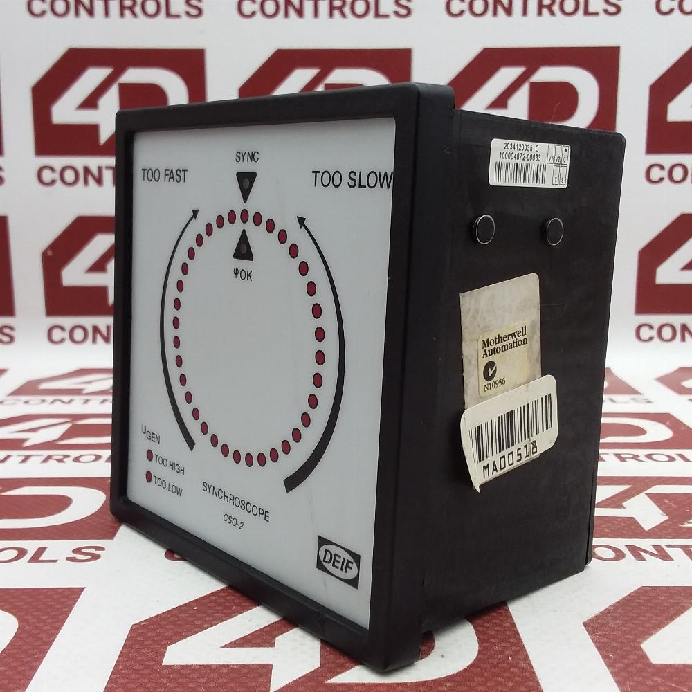 CSQ-2 MARINE | DEIF | Check Synchronizing Relay, 24VDC, IP52