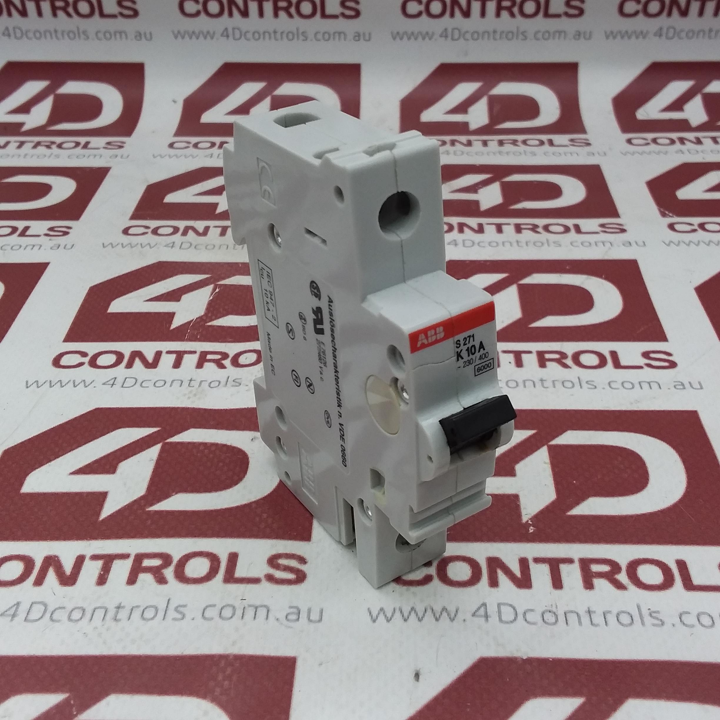 S271-K10A | ABB | Circuit Breaker, 10A, 230/400V