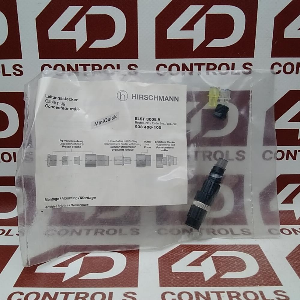 ELST 3008 V | Hirschmann | Sensor Connector, M8 Male, IP67