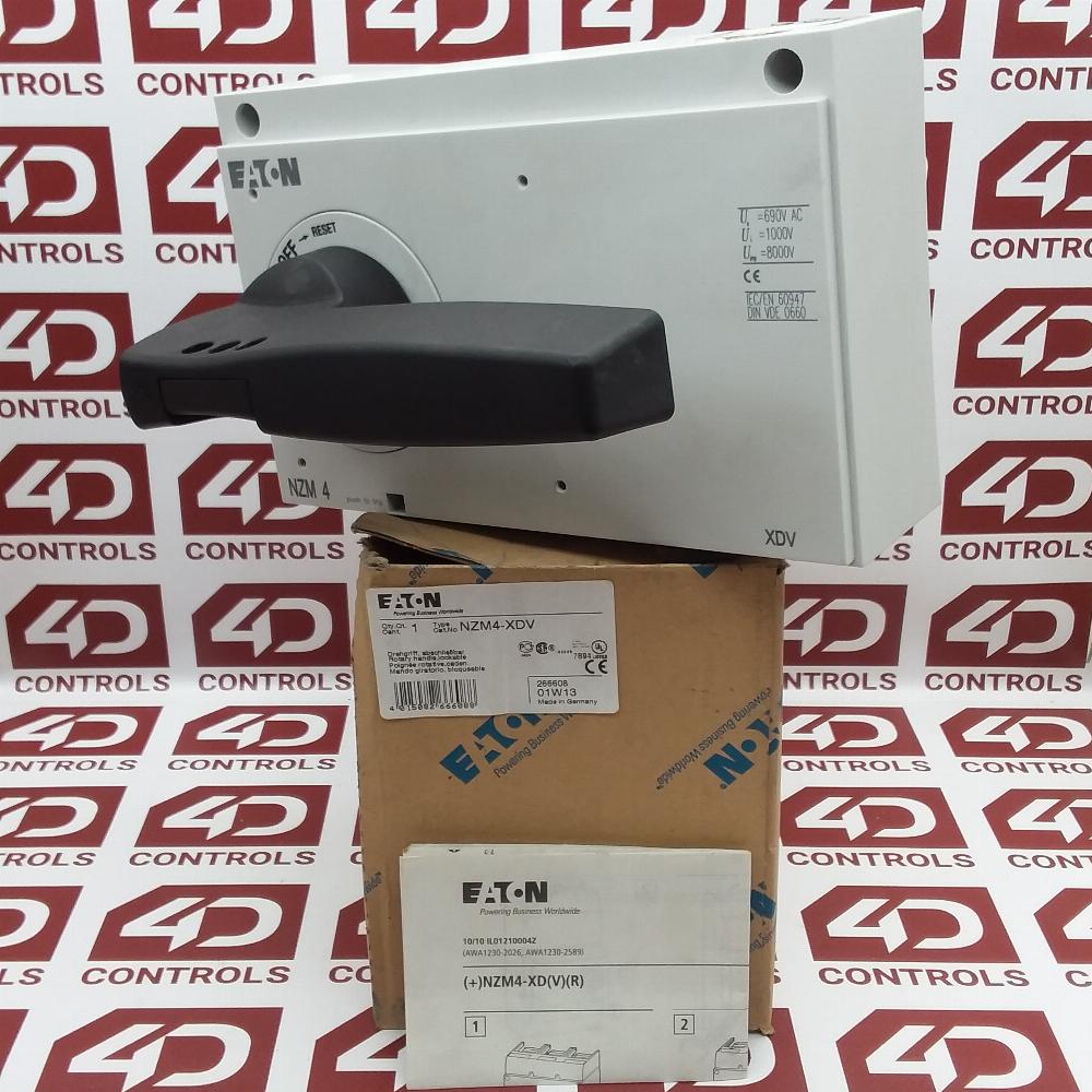 NZM4-XDV | Eaton | Direct Rotary Handle, Black/Grey