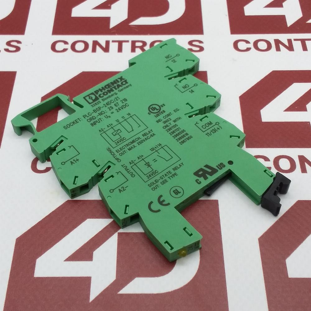 2967219 | Phoenix Contact | (PLC-BSP-24DC/21), Relay Base