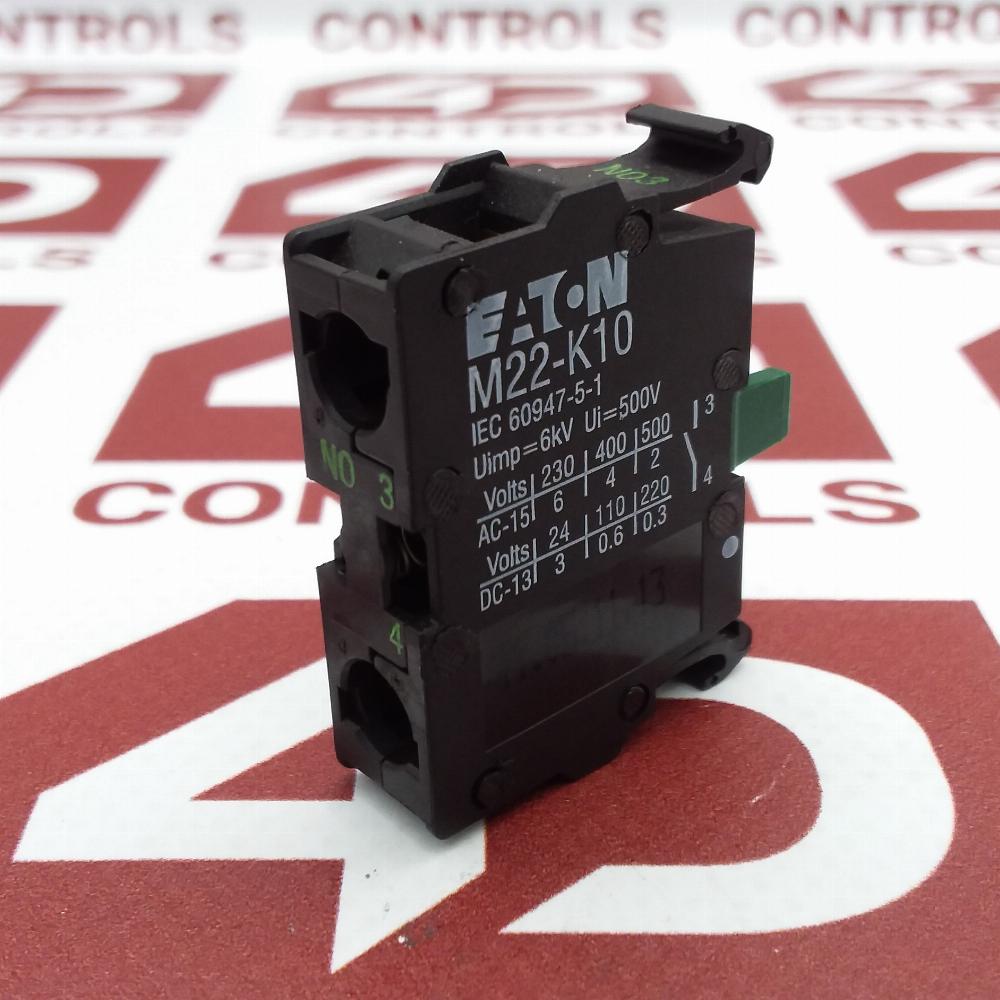 M22-K10 | Eaton | Contact Block, 1 N.O., Screw Terminal, 6A