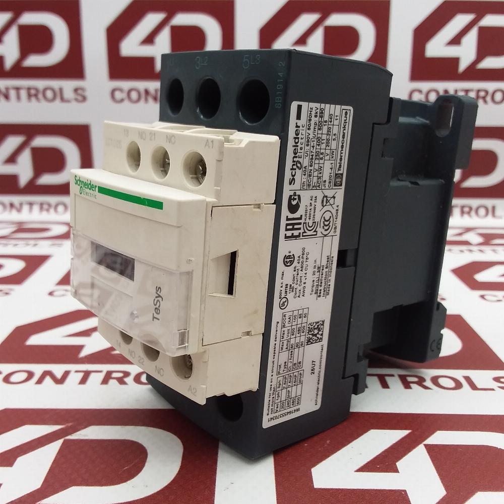 LC1D25U7 | Schneider | Contactor, 240V Coil, 3 Pole, 25A