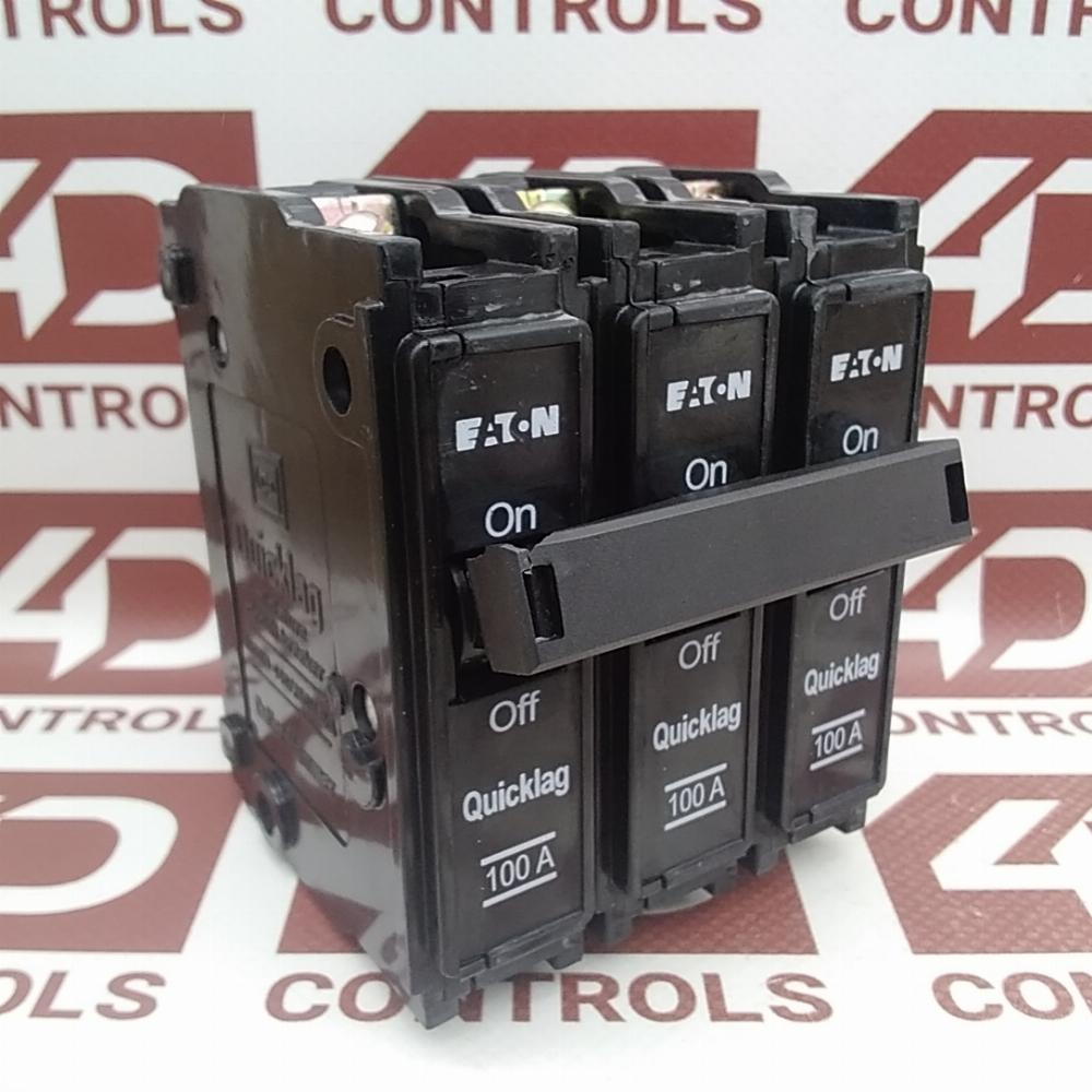 Q3100 | Eaton | Quicklag, Circuit Breaker, 100A, 3 Pole, 6kA