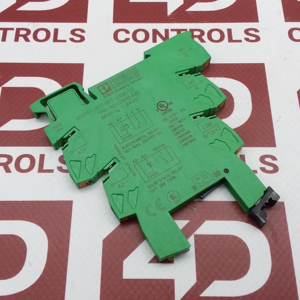 2900445 | Phoenix Contact | Relay Base, 24VDC, Led Display