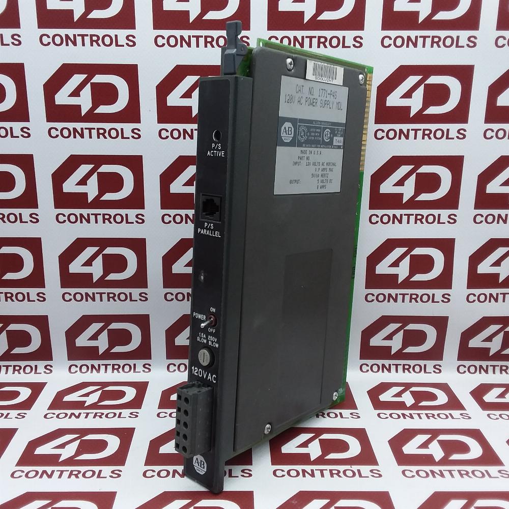 1771-P4S | Allen Bradley | PLC-5, Power Supply, 1 Slot, 8A