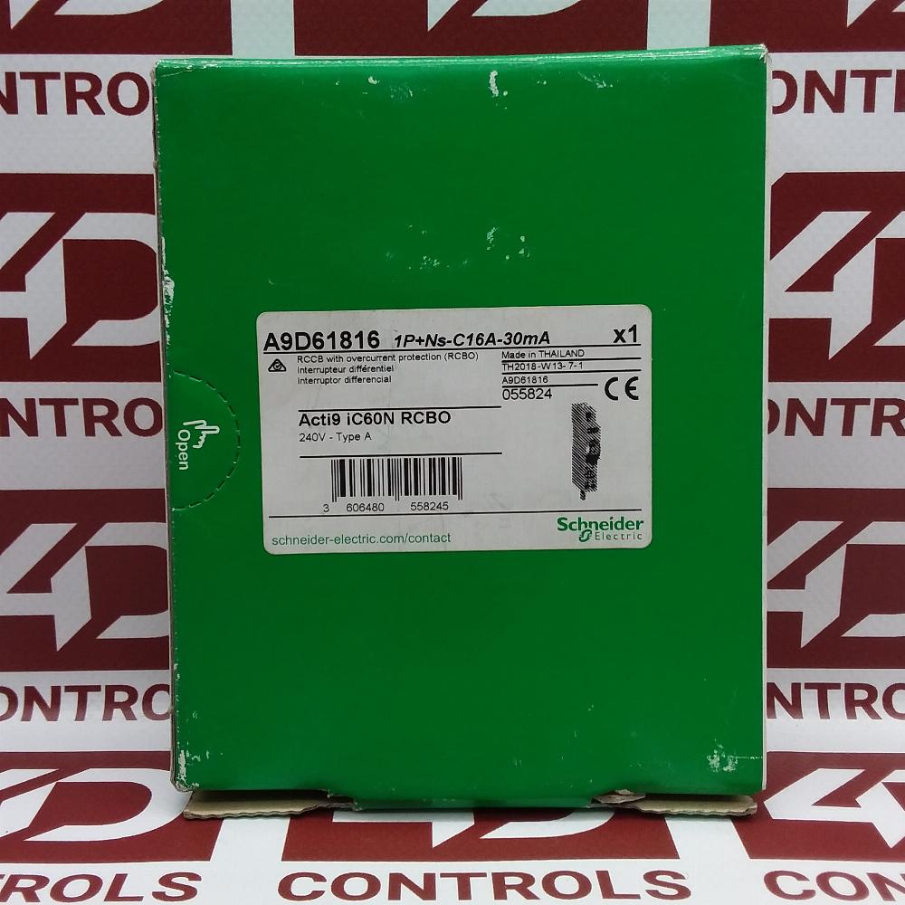 A9D61816 | Schneider | Acti9, iC60N RCBO, 16A, 30mA, 1P + Ns
