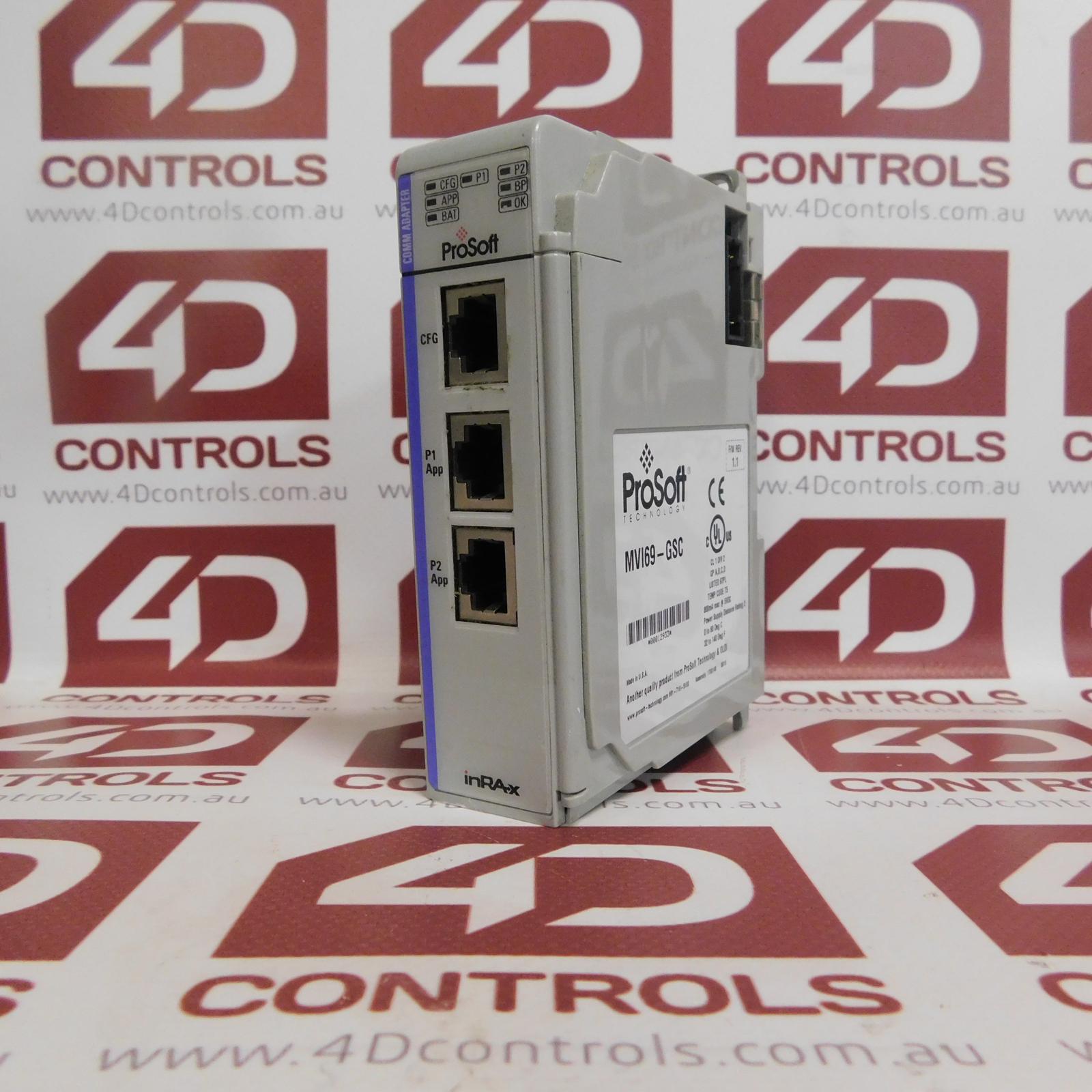 MVI69-GSC | ProSoft | ASCII Module, 2-Ch, RS-232/422/485