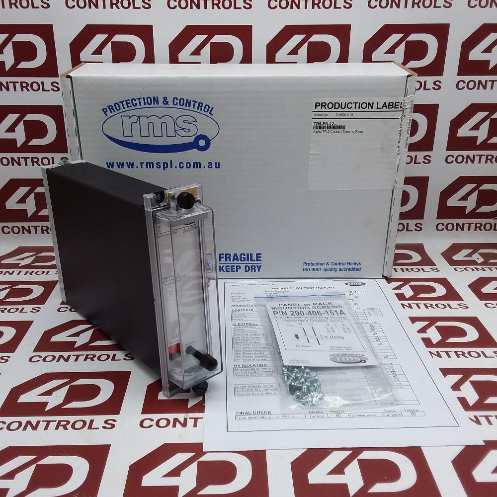 TR5-EN-12 | RMS | Tripping Relay, 125VDC, 5xNO, Panel/Rack