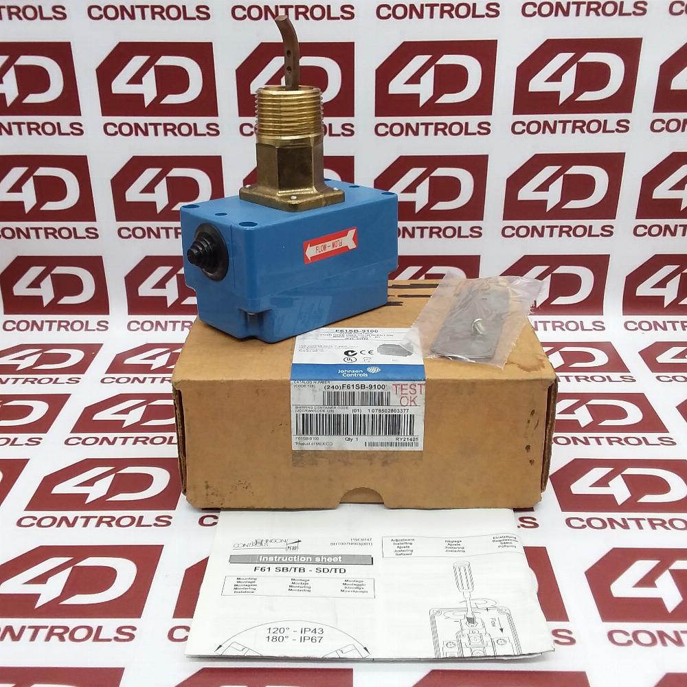 F61SB-9100 | Johnson Controls | Flow/Fluid Switch, 8A, 250V