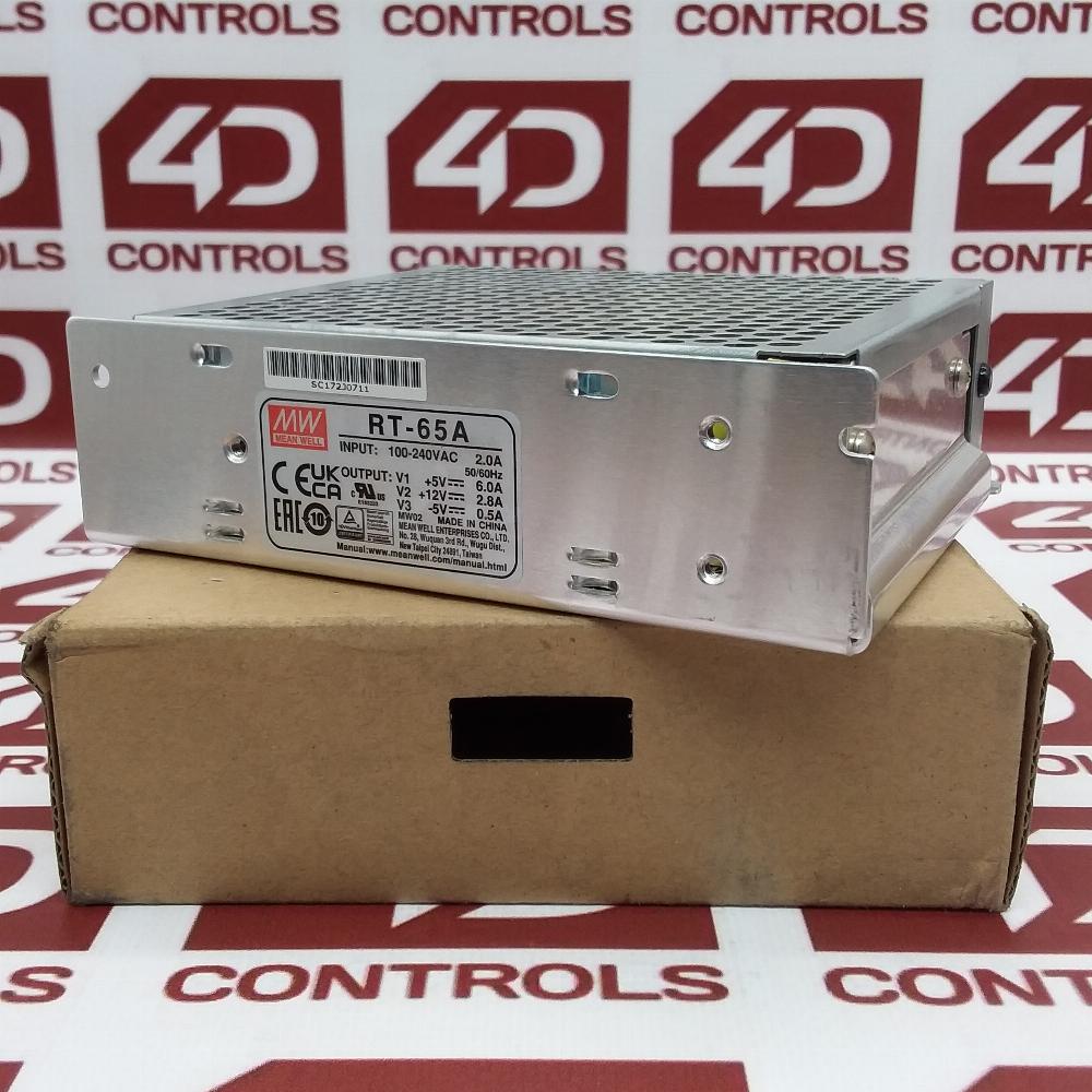 RT-65A | Mean Well | Power Supply, 3 Output, V1: 5VDC, 6A