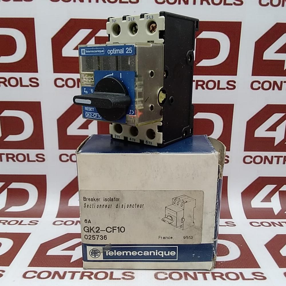 GK2-CF10 | Telemecanique | Motor Starter, 6A, 500VAC