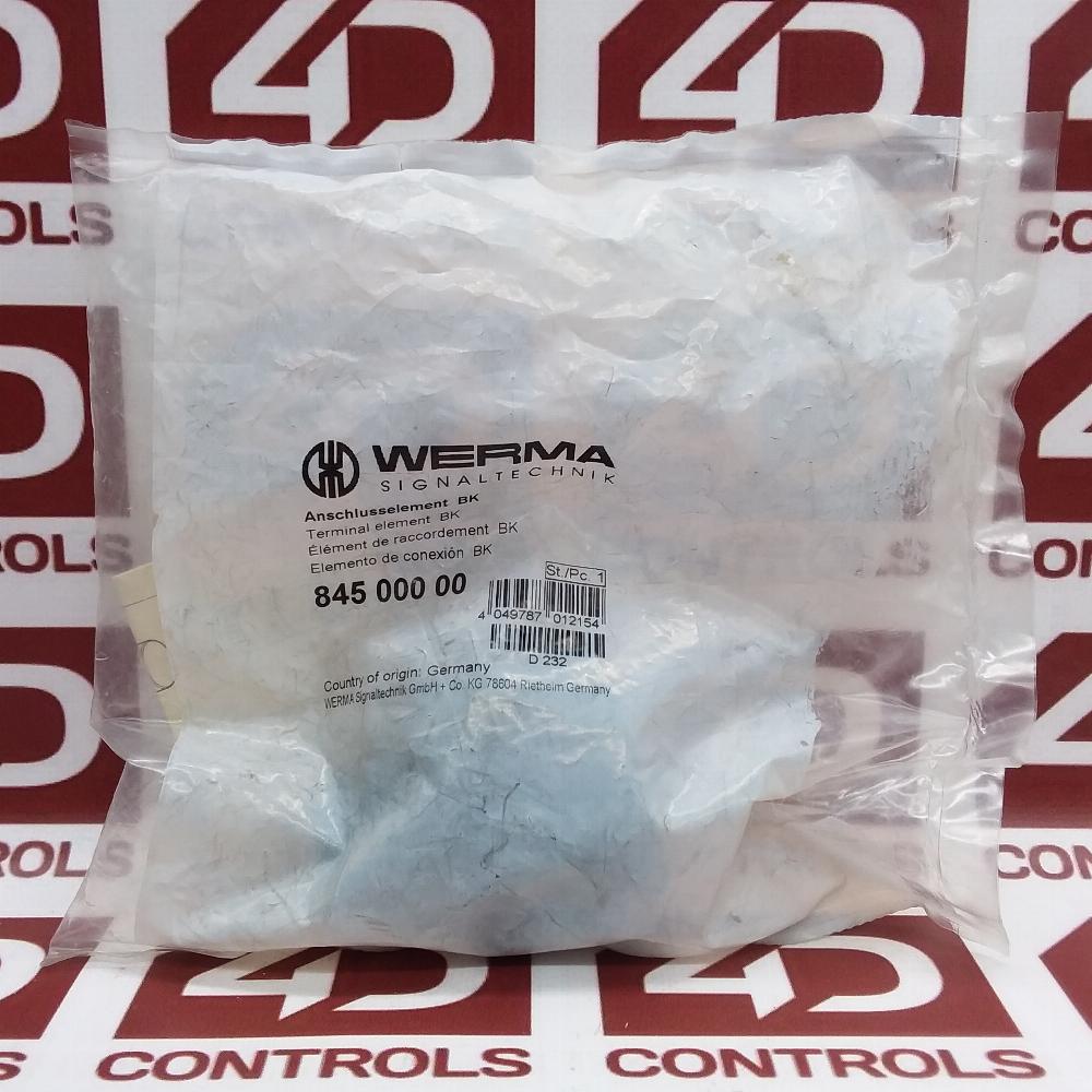 845 000 00 | Werma | Terminal Unit, 50mm Diameter, Black