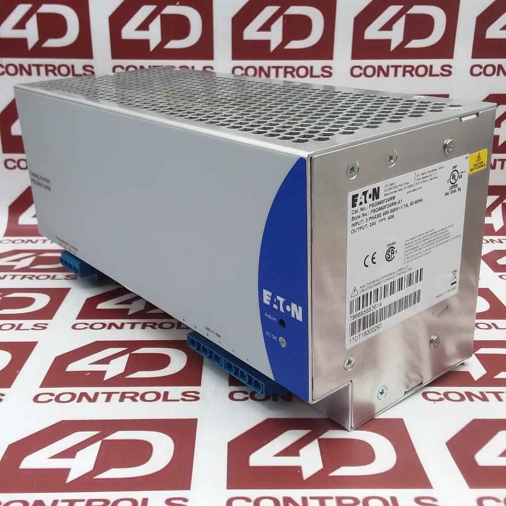 PSG960F24RM | Eaton Power Supply, 3 Phase, 415V, 24VDC, 40A
