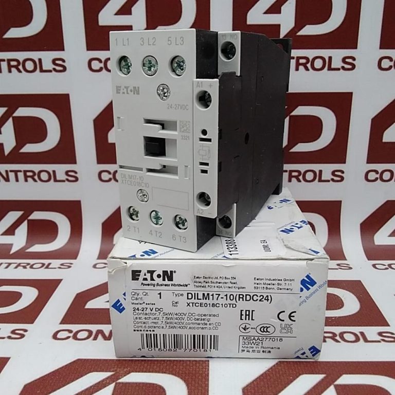 DILM17-10(RDC24) | Eaton | Contactor, 24VDC Coil, 18A, 7.5kW