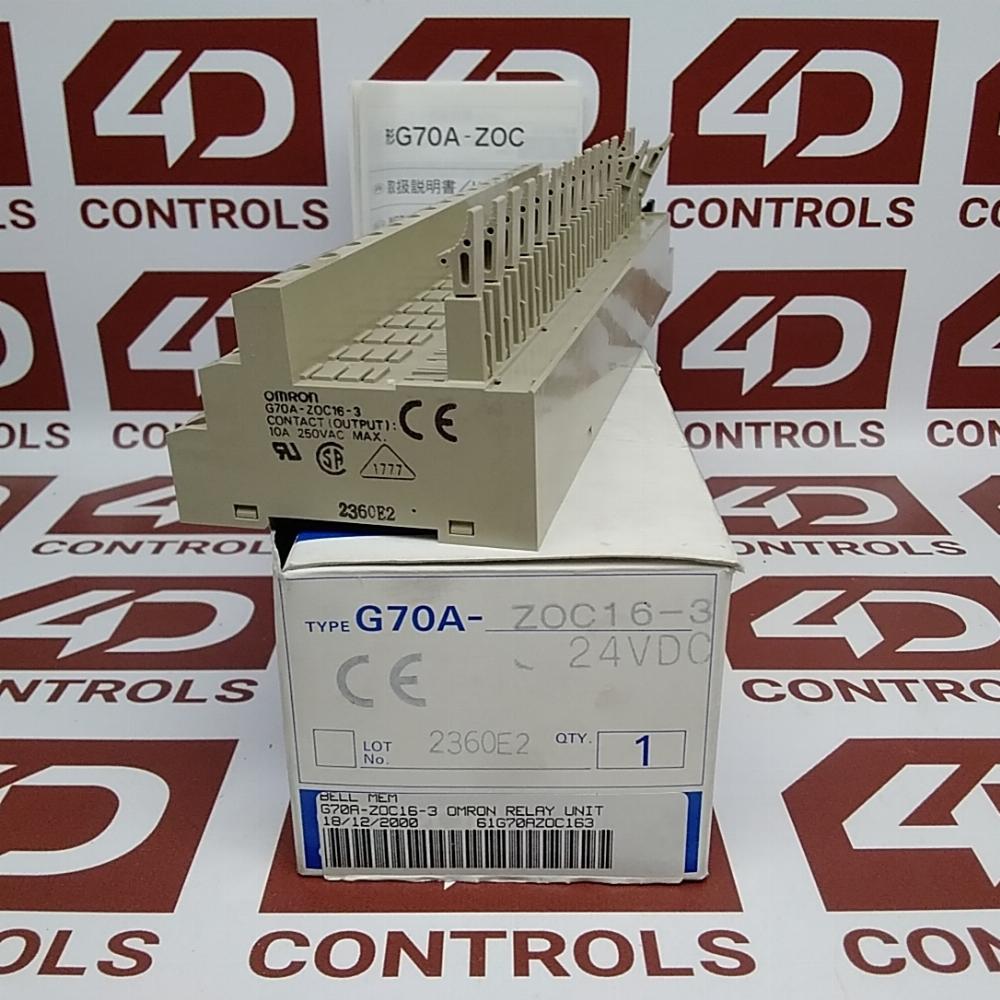G70A-ZOC16-3 | Omron | Output Relay Socket, 16pt, NPN, 24VDC